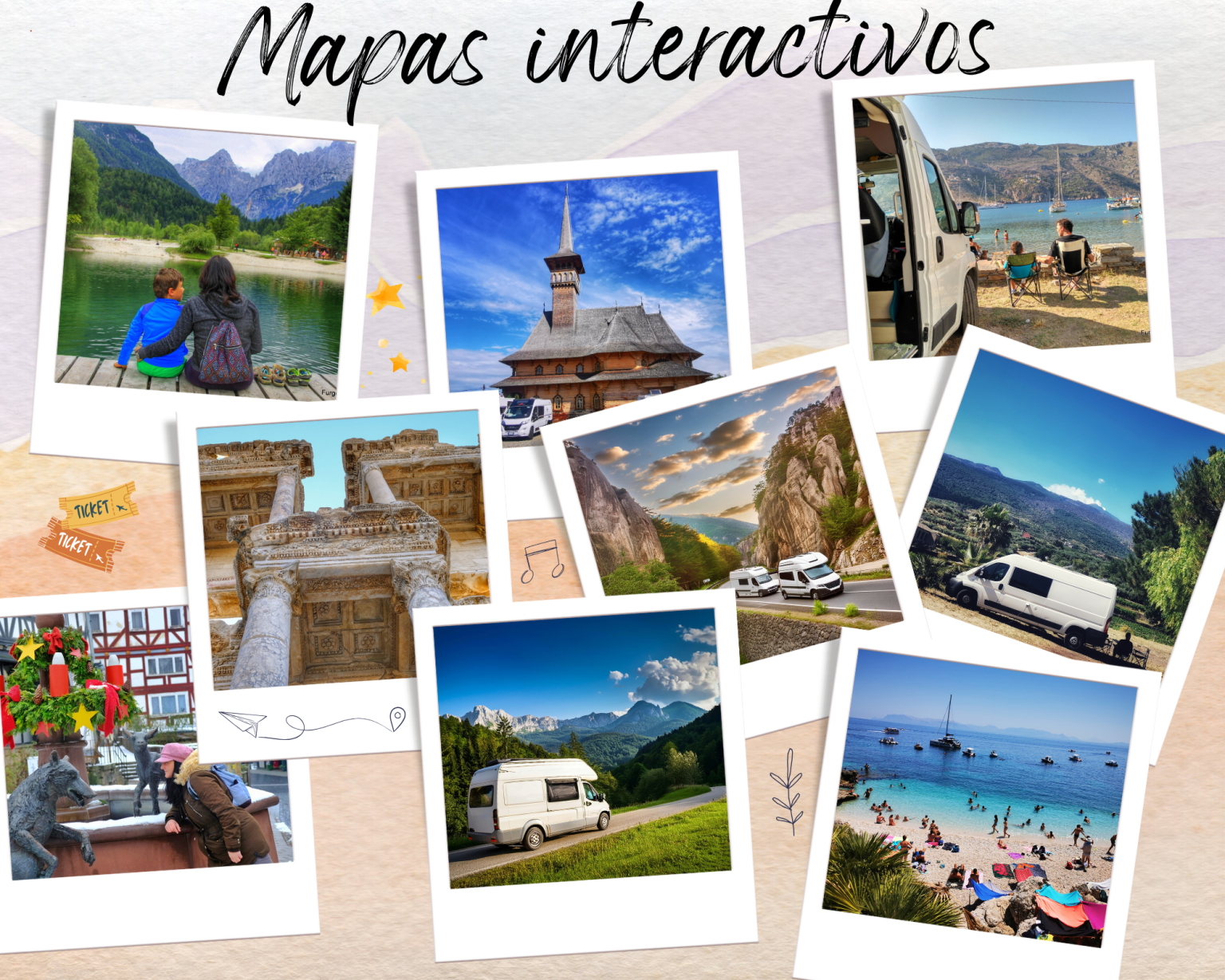 Rutas y mapas para viajar en autocaravana o camper~ FurgoBidaiak